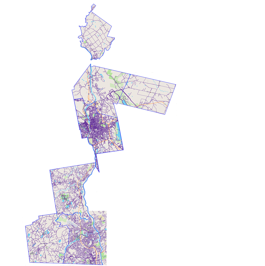 Display all town borders - Ideas - CityStrides Community